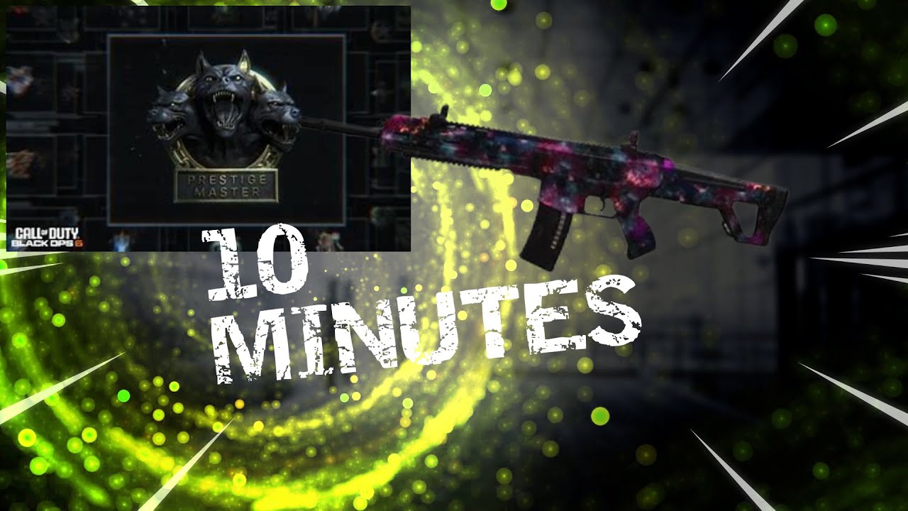 How to get PRESTIGE 10 QUICKLY IN BO6 (All Masteries in 1HR) - YouTube