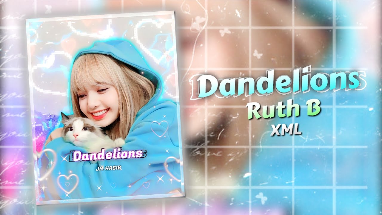 Dandelions xml | alight motion preset xml| alight motion video editing | xml | ae inspired | # ...