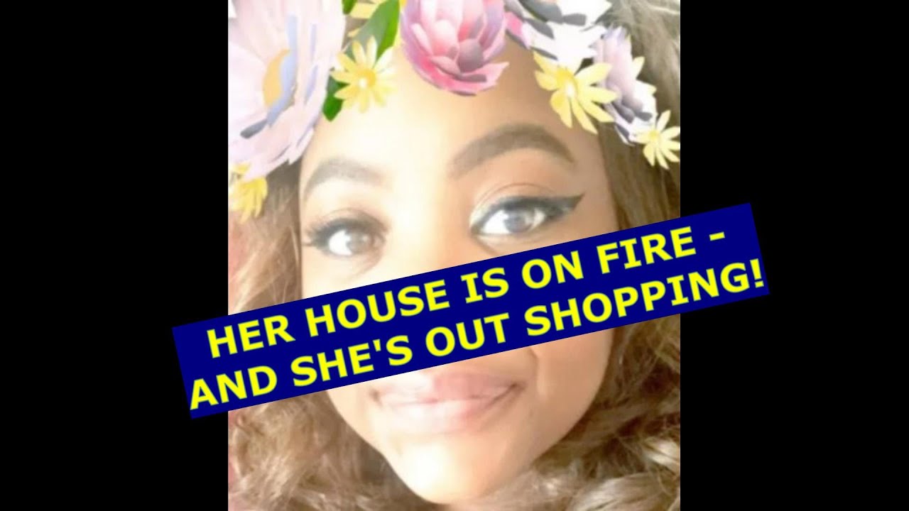 Deveca Rose out shopping as her home burns - YouTube
