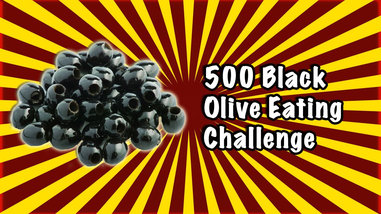 500 Olive Challenge *Vomit Alert* | Give Us A Challenge - YouTube
