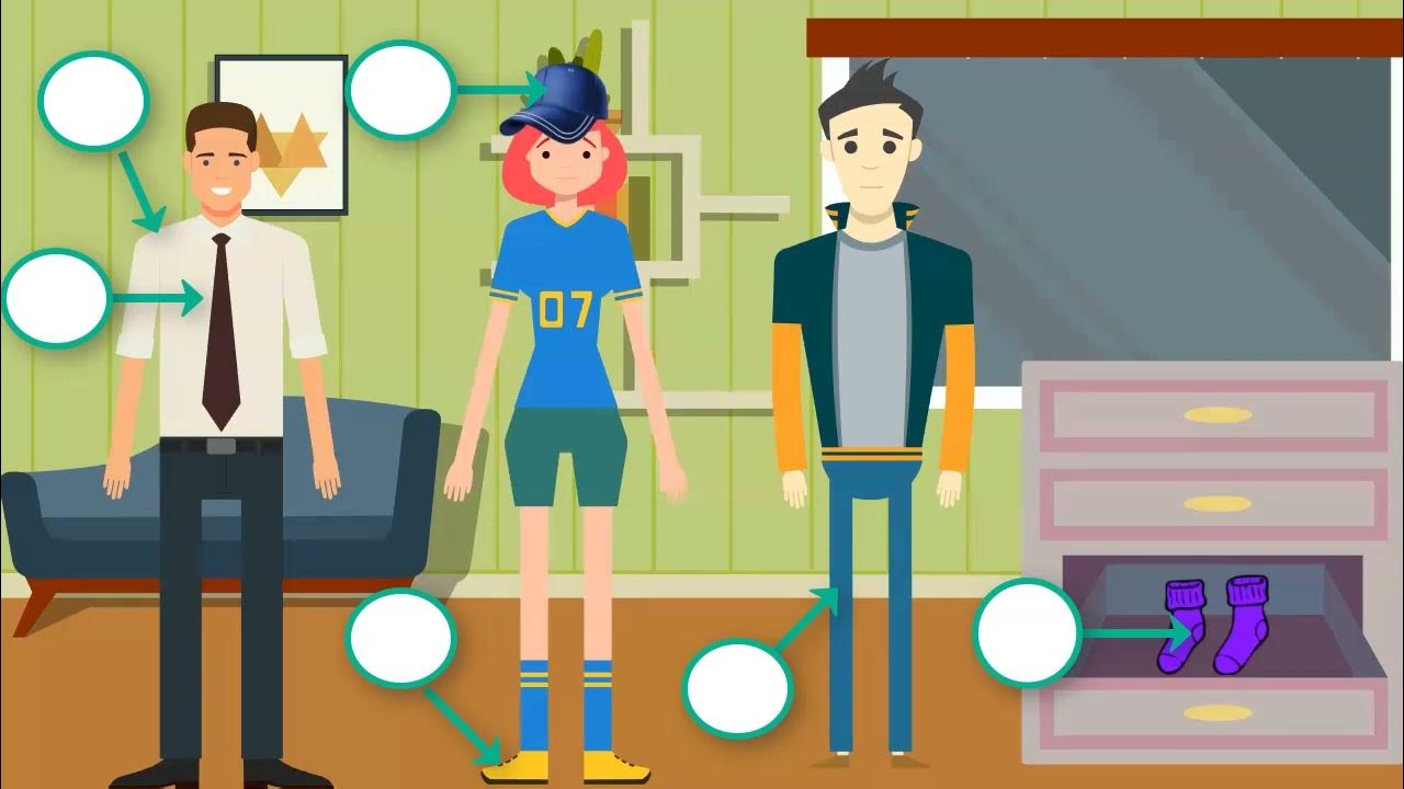 Clothes - Listening Exercise for A1 students - YouTube