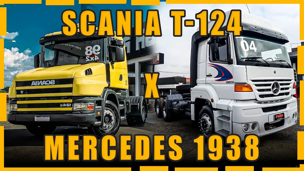 SCANIA T-124 VS MERCEDES 1938 | QUAL CAMINHÃO É MELHOR? - YouTube