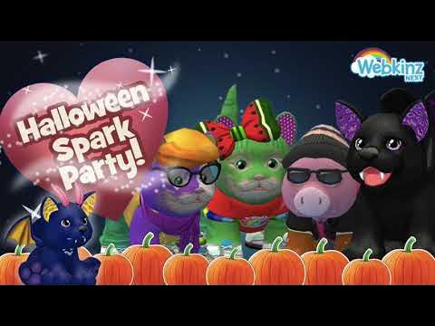 Can we spark a Vampire Kitten on Webkinz Next? Halloween Spark Party! - YouTube