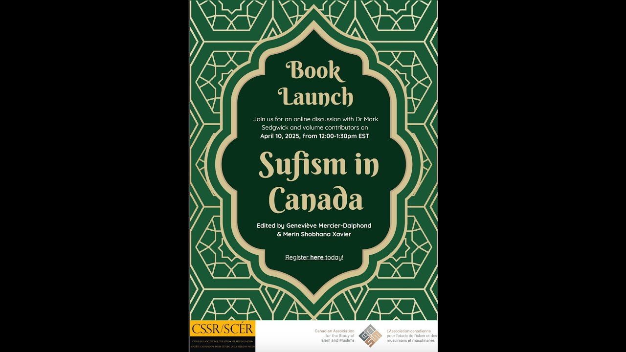 Book Launch: "Sufism in Canada" edited by Geneviève Mercier-Dalphond ...