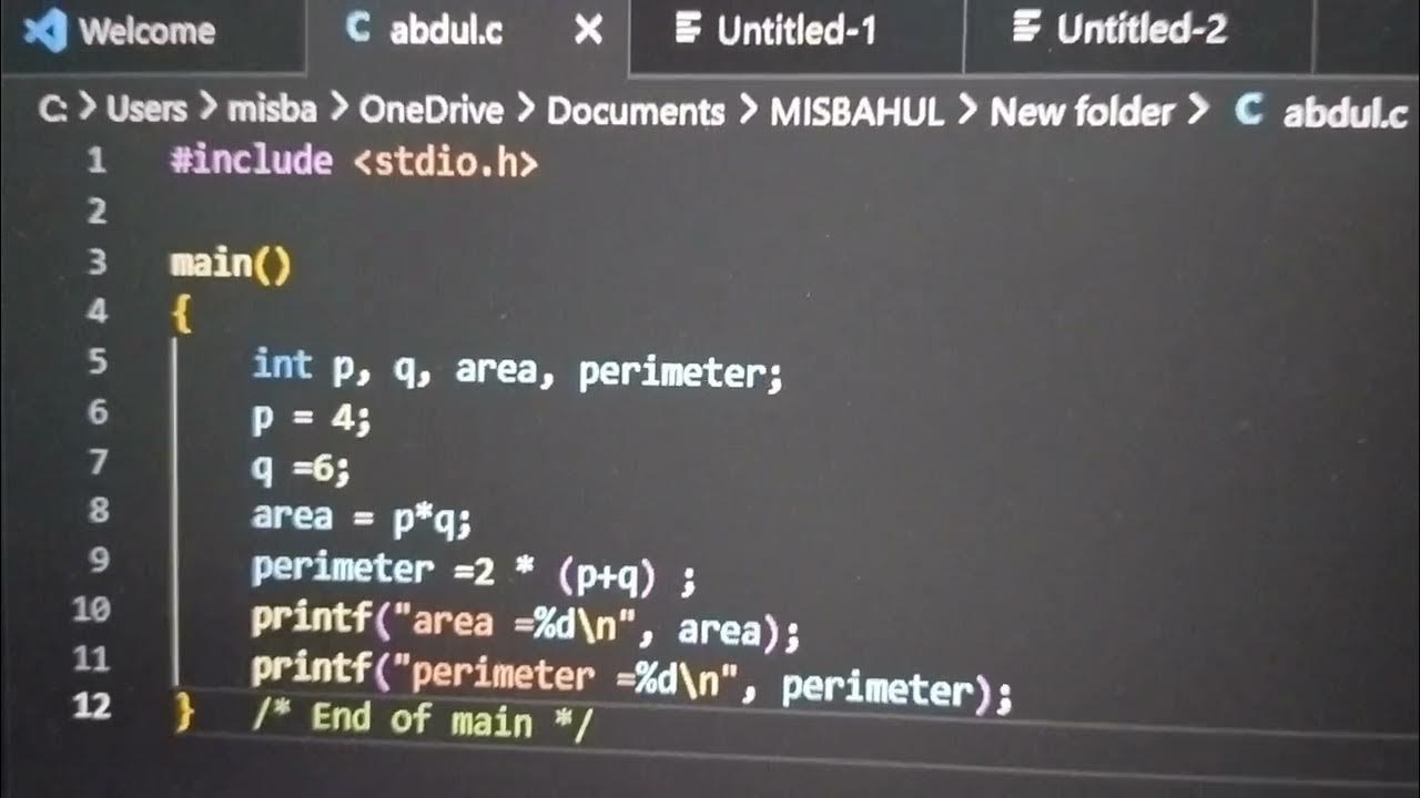 C Language Programming Youtube