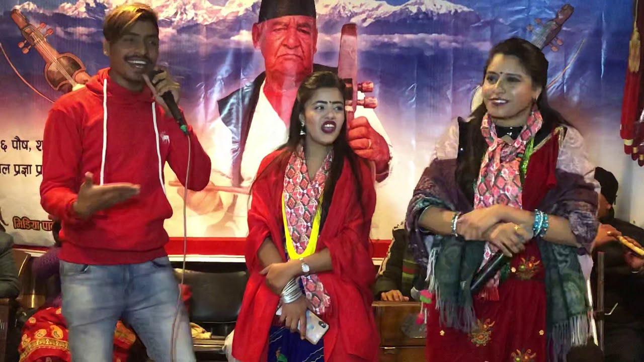 Live Dohori By Babita Baniya VS Rabin Lamichane - YouTube