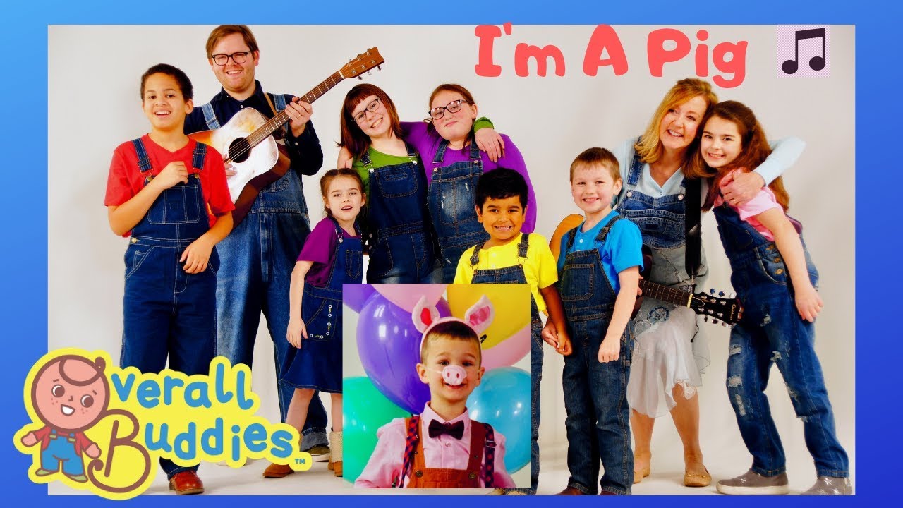 I'm A Pig / Animal Songs / Sign Language / Overall Buddies - YouTube