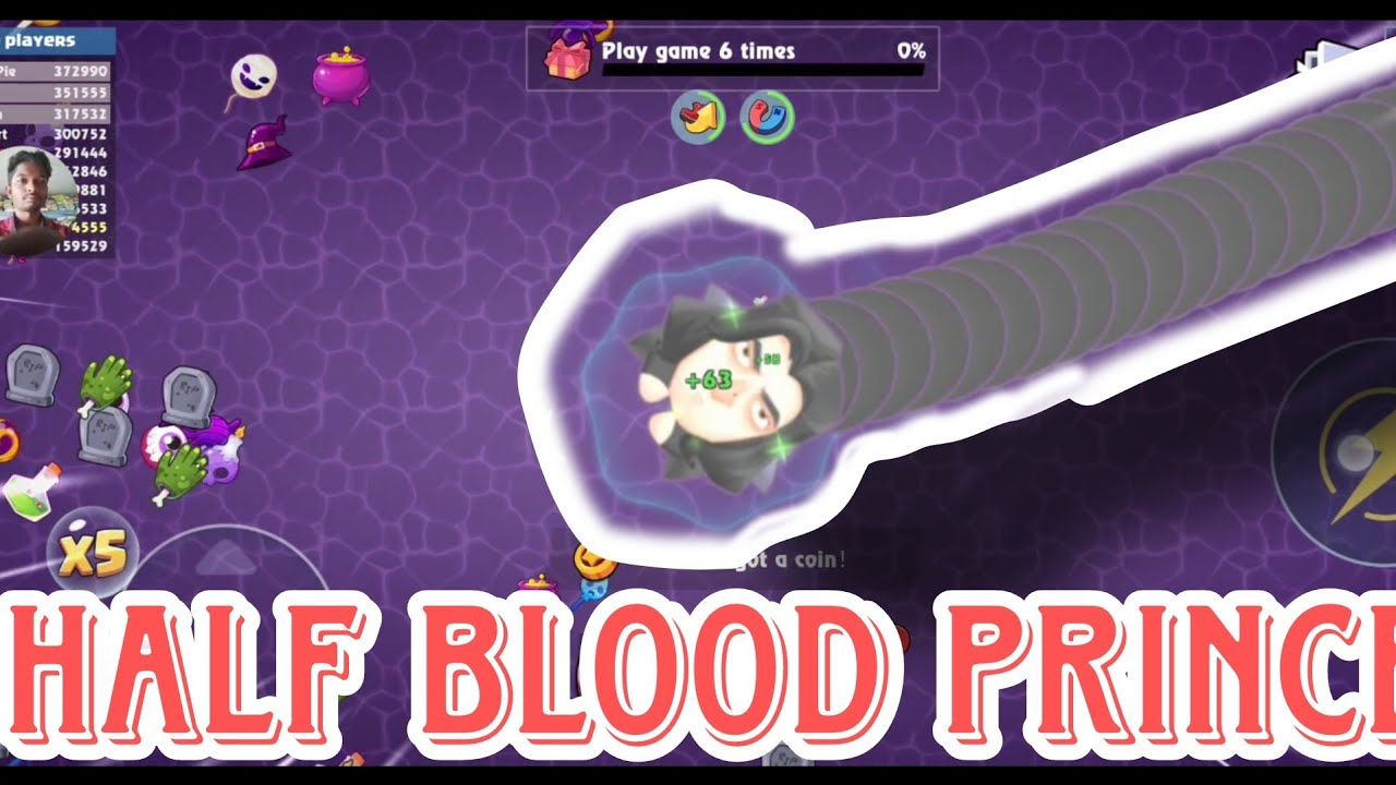 Half Blood Prince Worm Merge 👑 Game #games #wormszoneiobigsnakeskills ...
