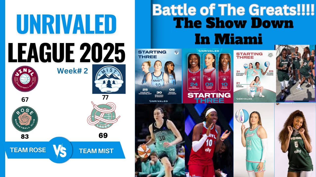 Unrivaled rose vs laces - YouTube