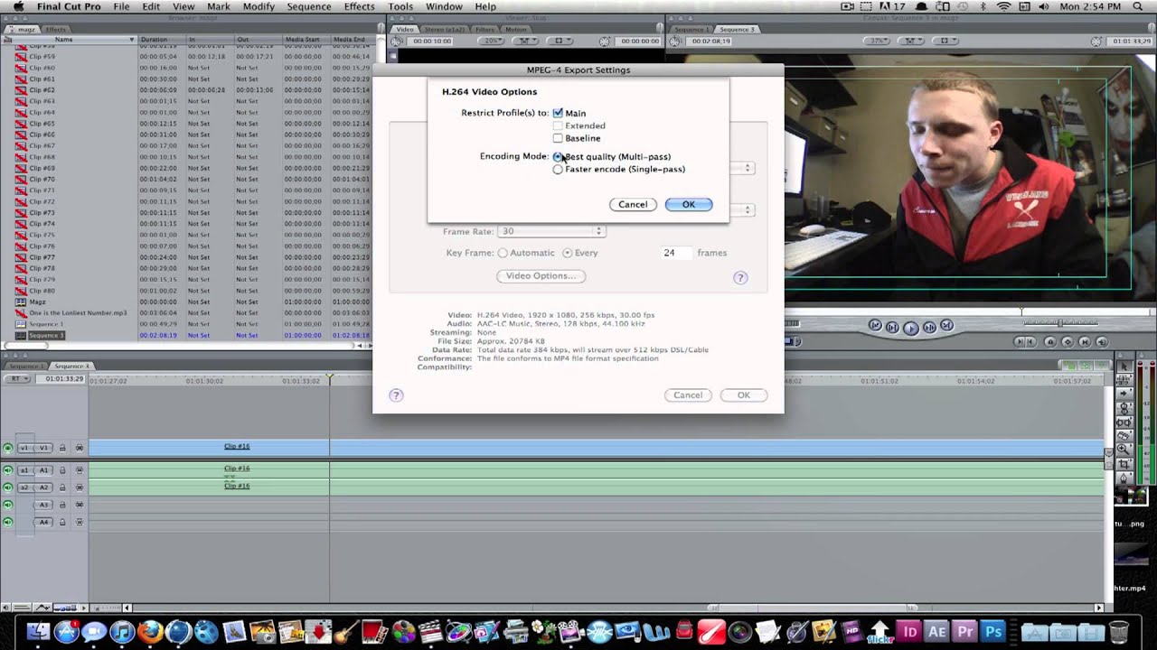 Final Cut Pro: Exporting HD (1080p) Video - YouTube