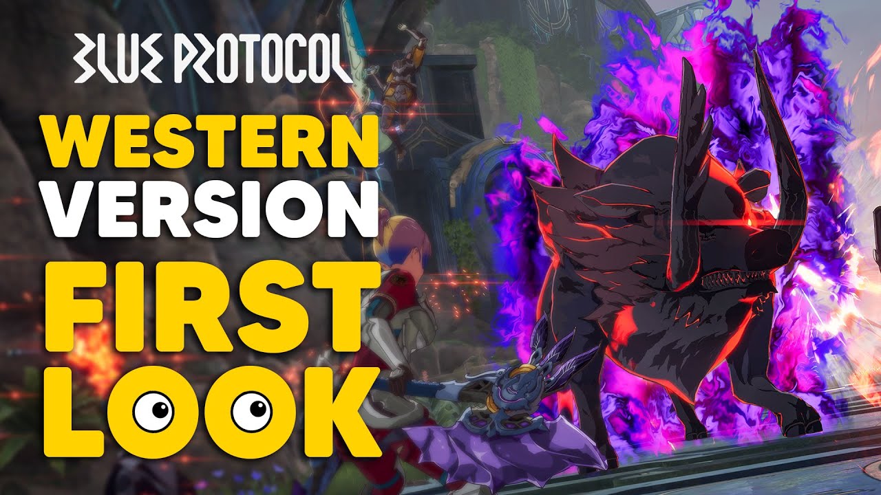 Blue Protocol EXCLUSIVE Western Version First Look! - YouTube