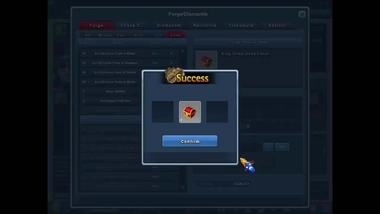 Grand chase classic - King slime chest - YouTube