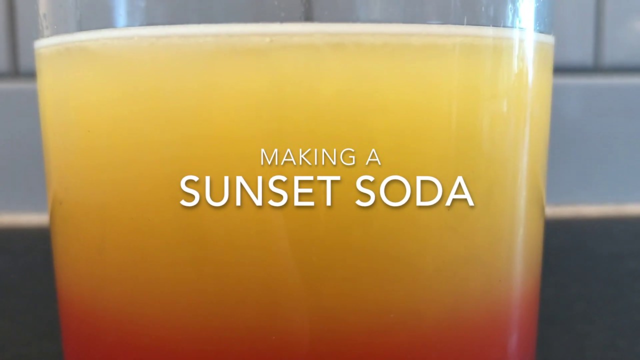 Making a Sunset Soda - YouTube