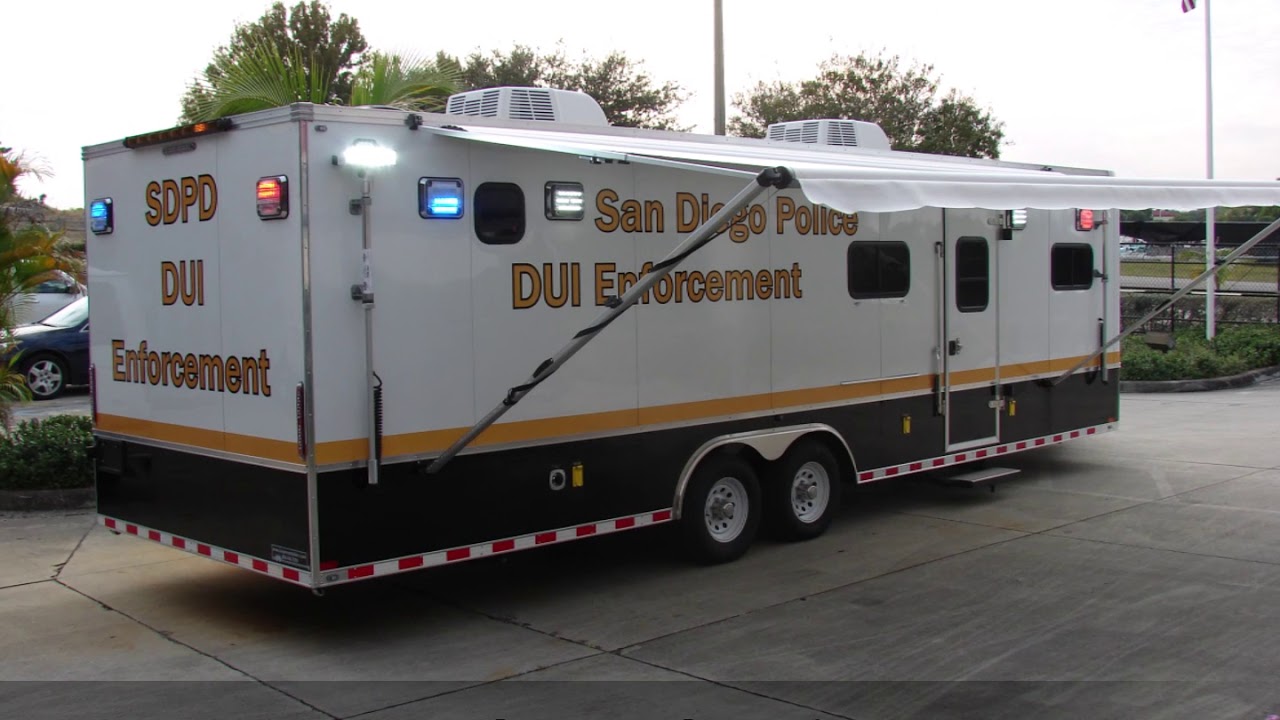 EVI custom 18-Ft. DUI Enforcement Trailer - YouTube