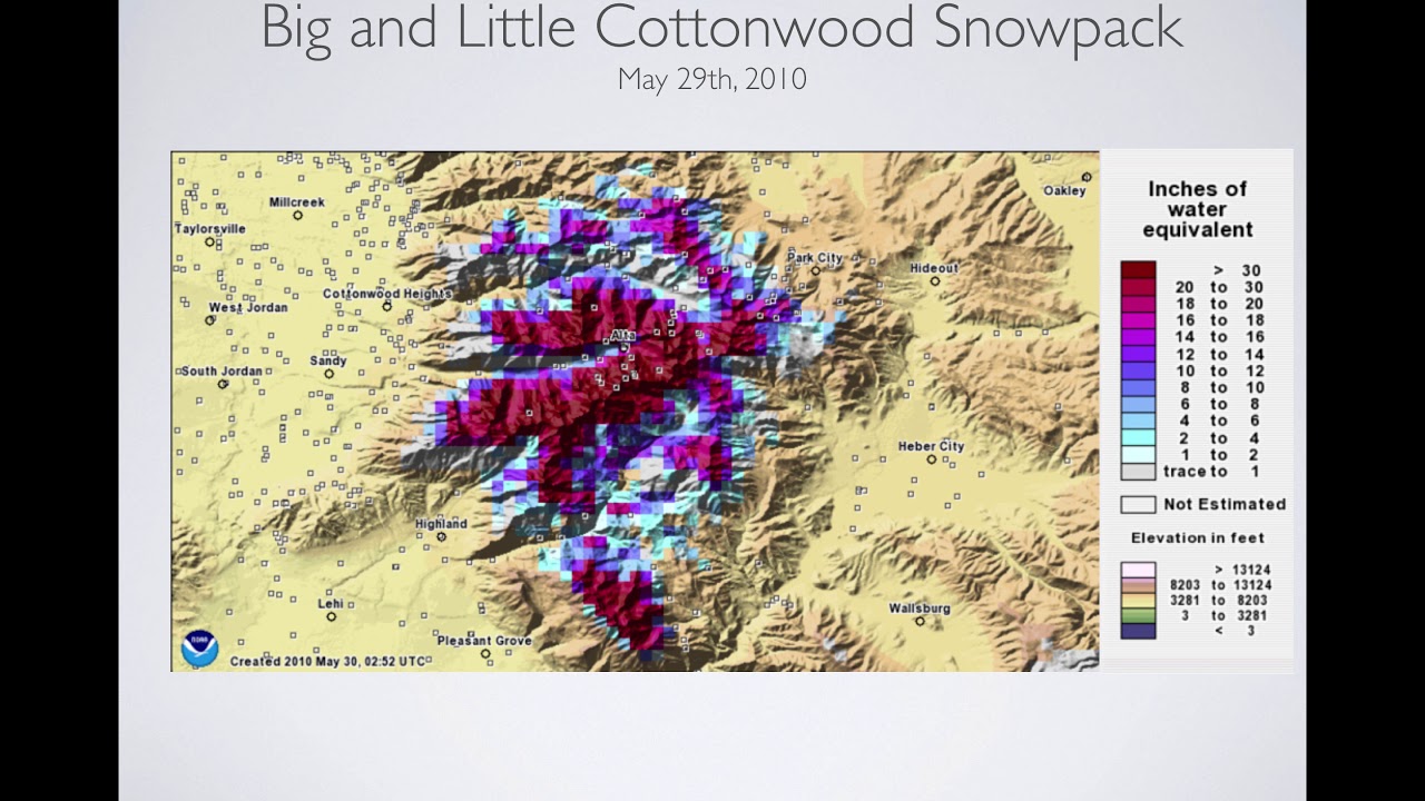 Spring Snowmelt Runoff Peak Flow Briefing - YouTube