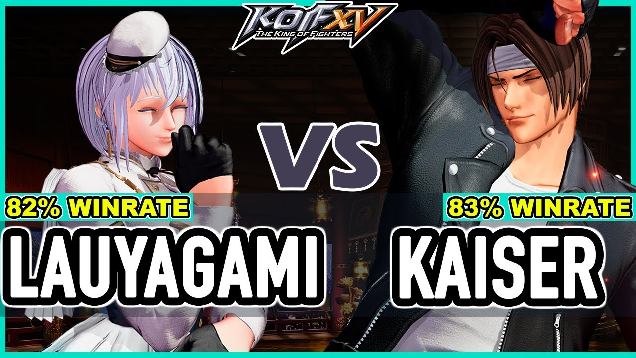 KOF XV 🔥 Lauyagami (Hinako/Duo Lon/Ángel) vs Kaiser (Kyo/Terry/Ryo ...