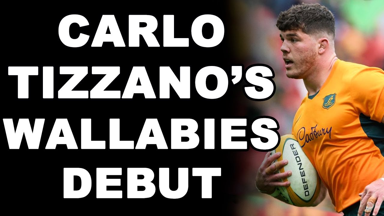 Carlo Tizzano's Wallabies Debut - YouTube
