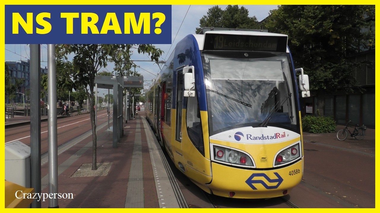 NS heeft een Tram?! 😮 Station Delft met HTM Lijn 19 - YouTube