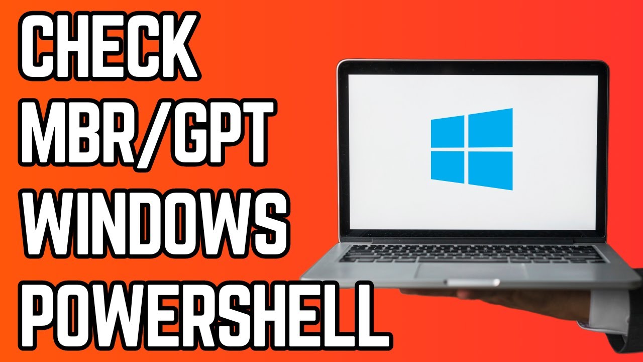How to Check MBR or GPT from PowerShell (2024) - YouTube