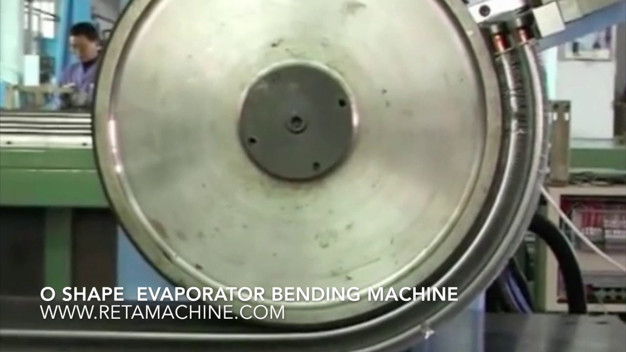 Evaporator O Shape Bending Machine - YouTube