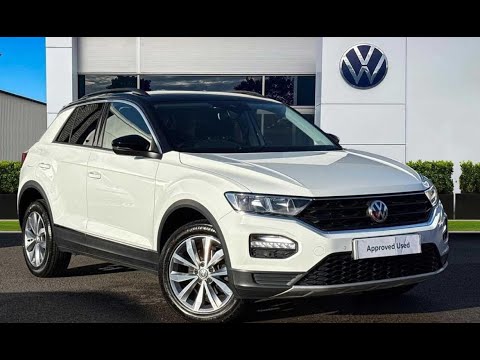 Approved Used Volkswagen T-Roc Design 1.0 TSI 115PS in Pure White ...