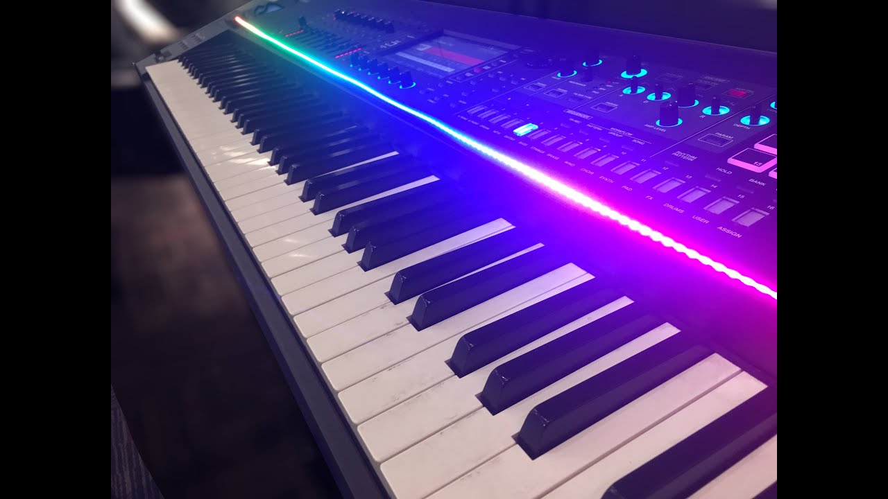 iPiano Reactive Piano Visualizer - Model T(Thin Strip) - - YouTube
