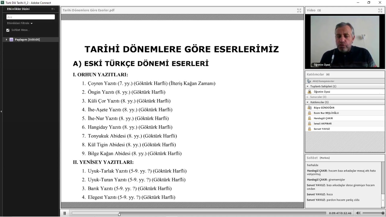 Türk Dili Tarihi Dersi (Canlı Ders 2) - YouTube