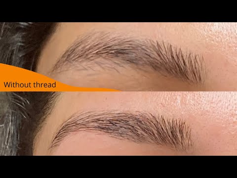 How to Groom Eyebrows at home without thread/Eyebrow बनाना सीखे