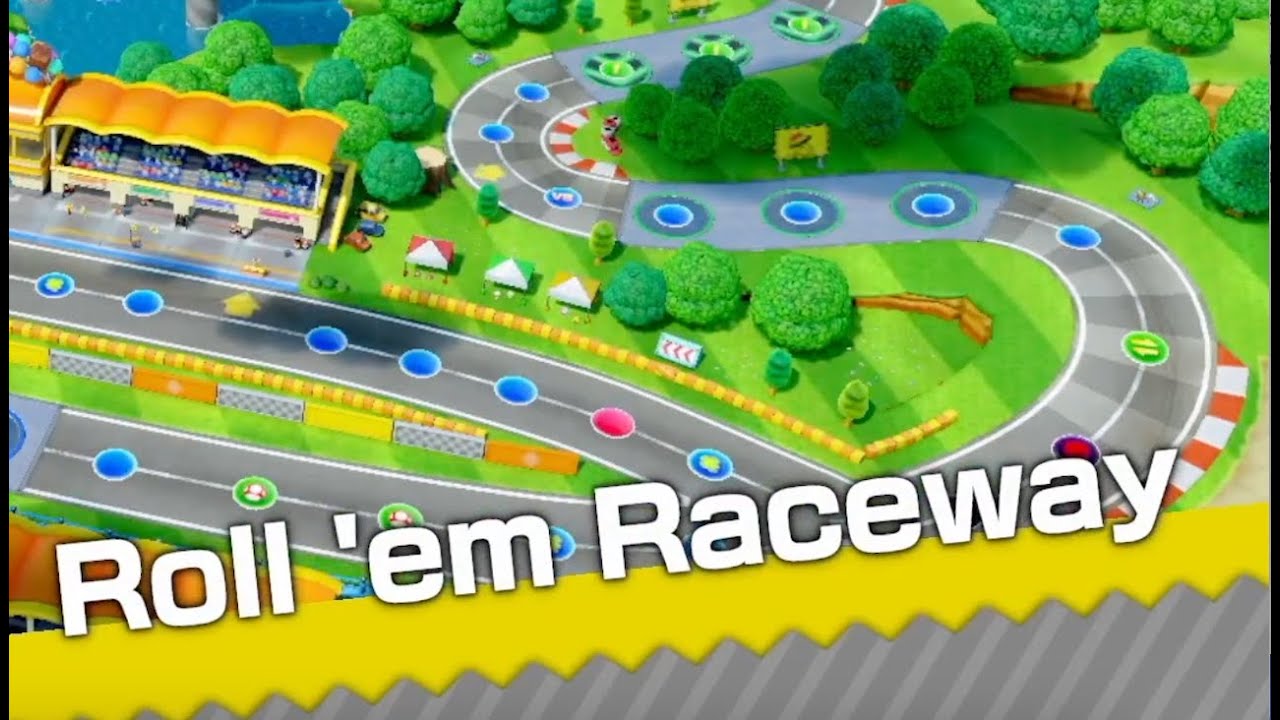 Mario Party Jamboree - Roll'em raceway - YouTube
