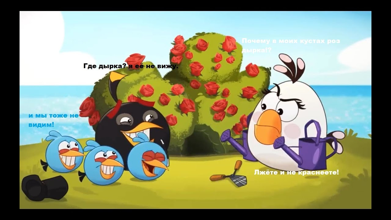 Angry Birds Toons 48 серия "Исправить куст" (Дубляж) ВИТЯ ТВ DUBBING ...