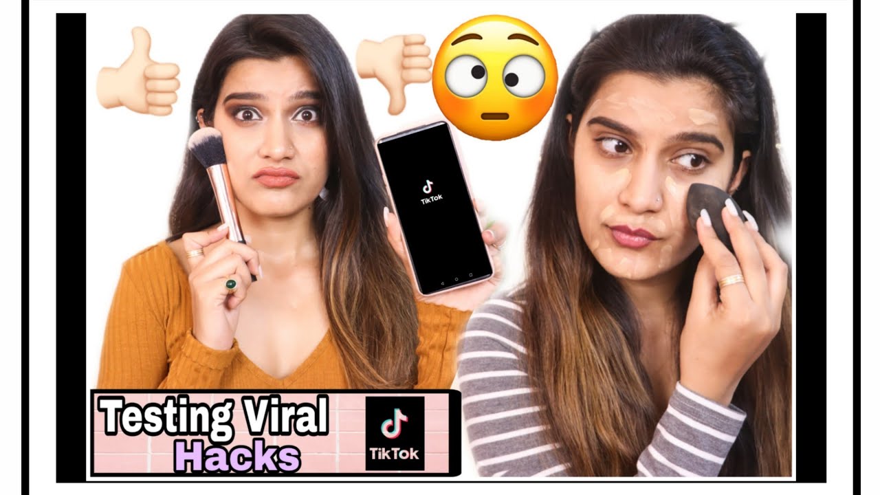 Viral Beauty Hacks Tested Viral Beauty Hacks New Foundation Hack Super Style Tips Youtube