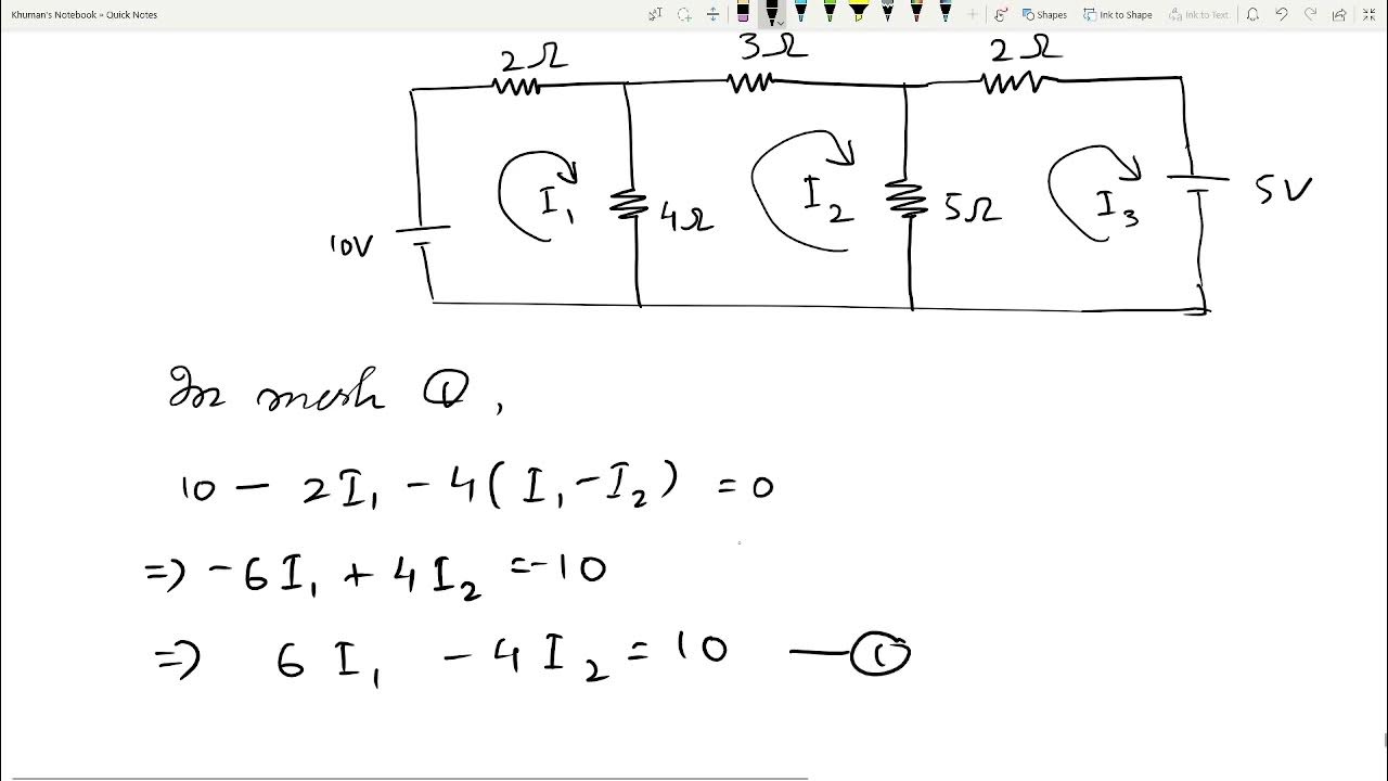 Mesh and Nodal Analysis Example || Basic Electrical Engineering - YouTube