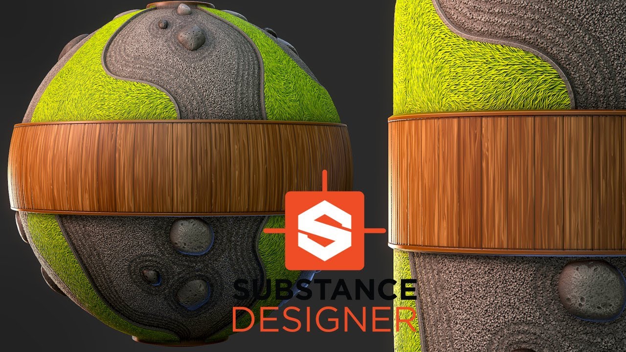 Stylized Nintendo Style Grass Field - Substance Designer - YouTube