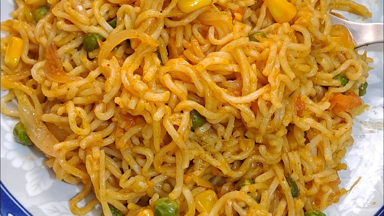 Maggi recipe l spicy Maggi masala l veg Maggi masala l dry Maggi recipe ...
