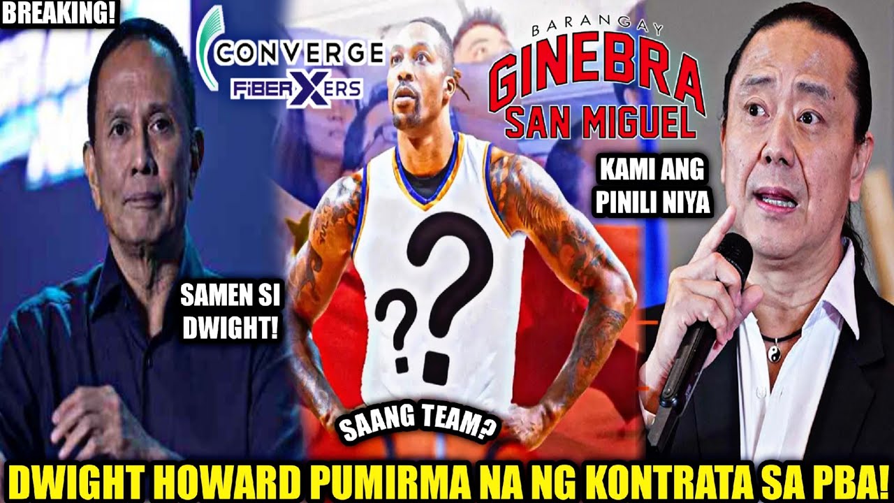ITS OFFICIAL! DWIGHT HOWARD PUMIRMA NA NG KONTRATA SA PBA! SAANG TEAM ...