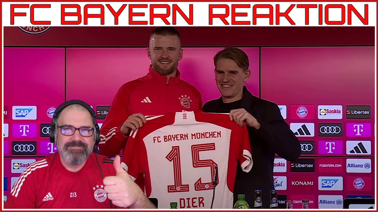Reaktion 🎙️ von der PK zur Vorstellung von Eric Dier - YouTube