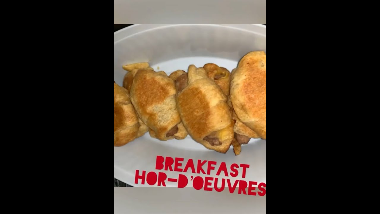 Breakfast hors-d'oeuvres - YouTube
