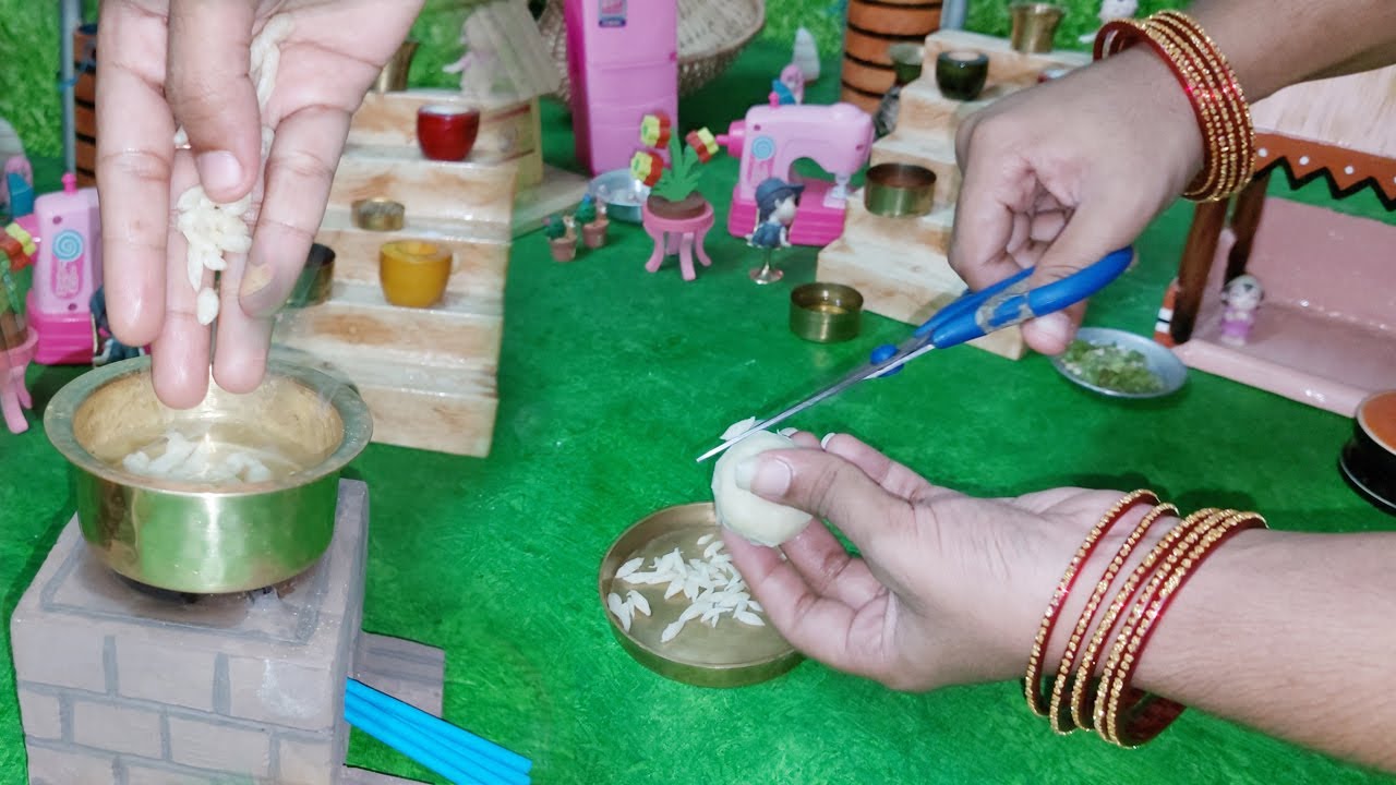 Tiny Rice Slaviya Curry| Miniature Cooking Recipes | New Curry | Tiny ...