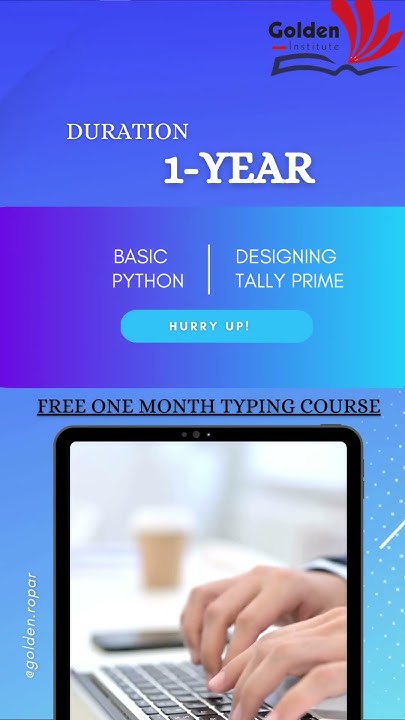 ️Join Golden Computer Education An ISO 9001-2015 Certified Institute ...