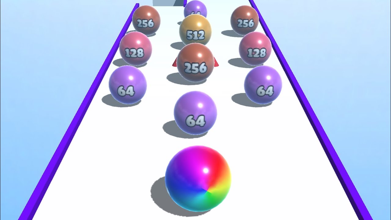 Ball Merge 2048 🟡🟢🔵 BIG UPDATE All Levels Gameplay Walkthrough Android ...