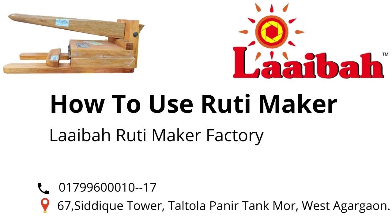 How to use Ruti Maker | Roti Maker demo how to make Roti | লাইবা রুটি ...