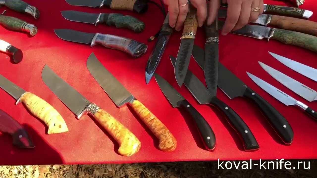 🔪koval-knife.ru🔪 Выставка ножей 2020 👉Какие ножи выбрать дома? - YouTube