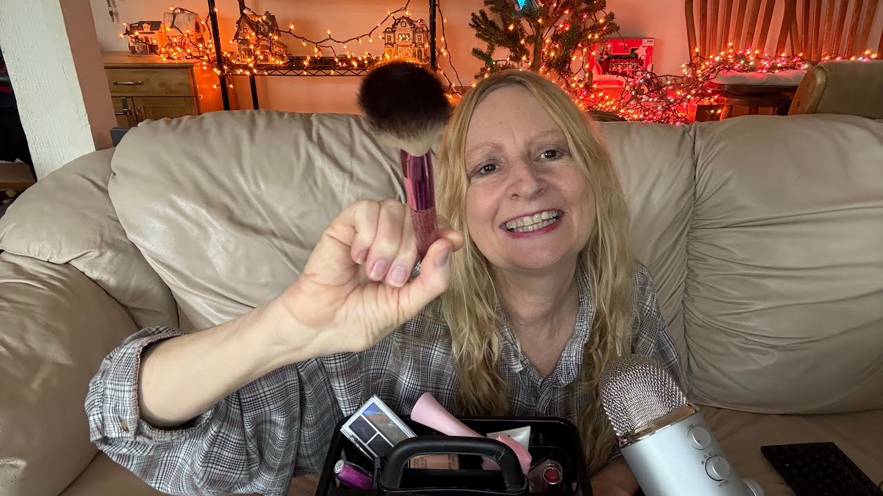 ASMR pretty makeup 💄 🌸💕for you relaxing sounds - YouTube