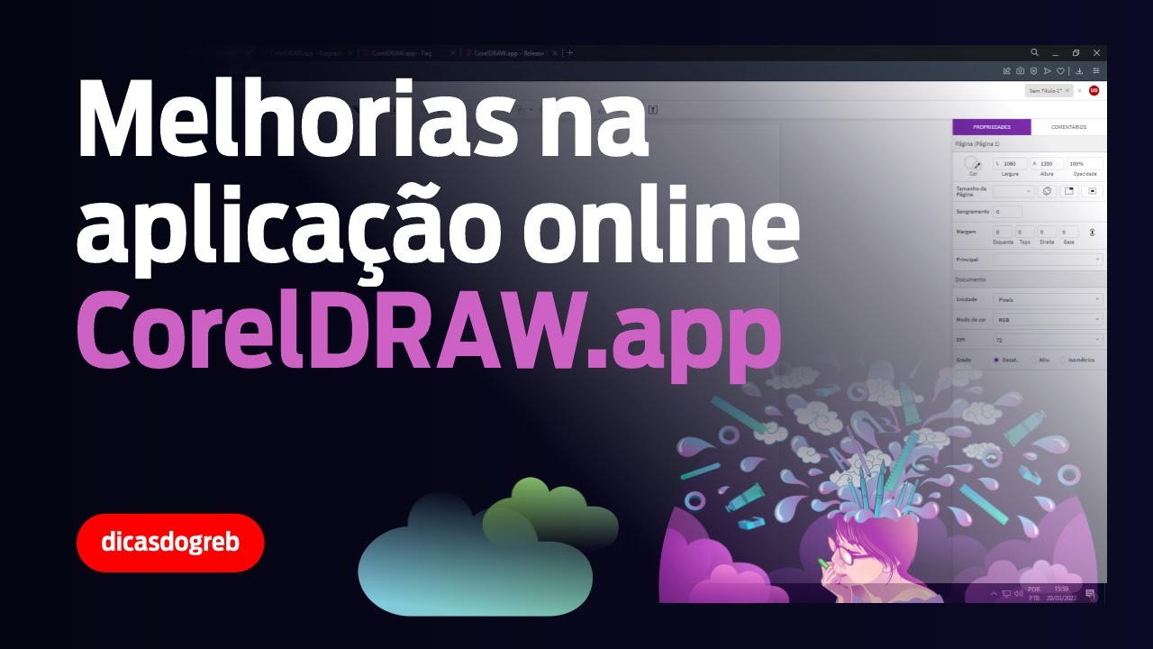 Melhorias na Aplicação Online CorelDRAW.app - YouTube