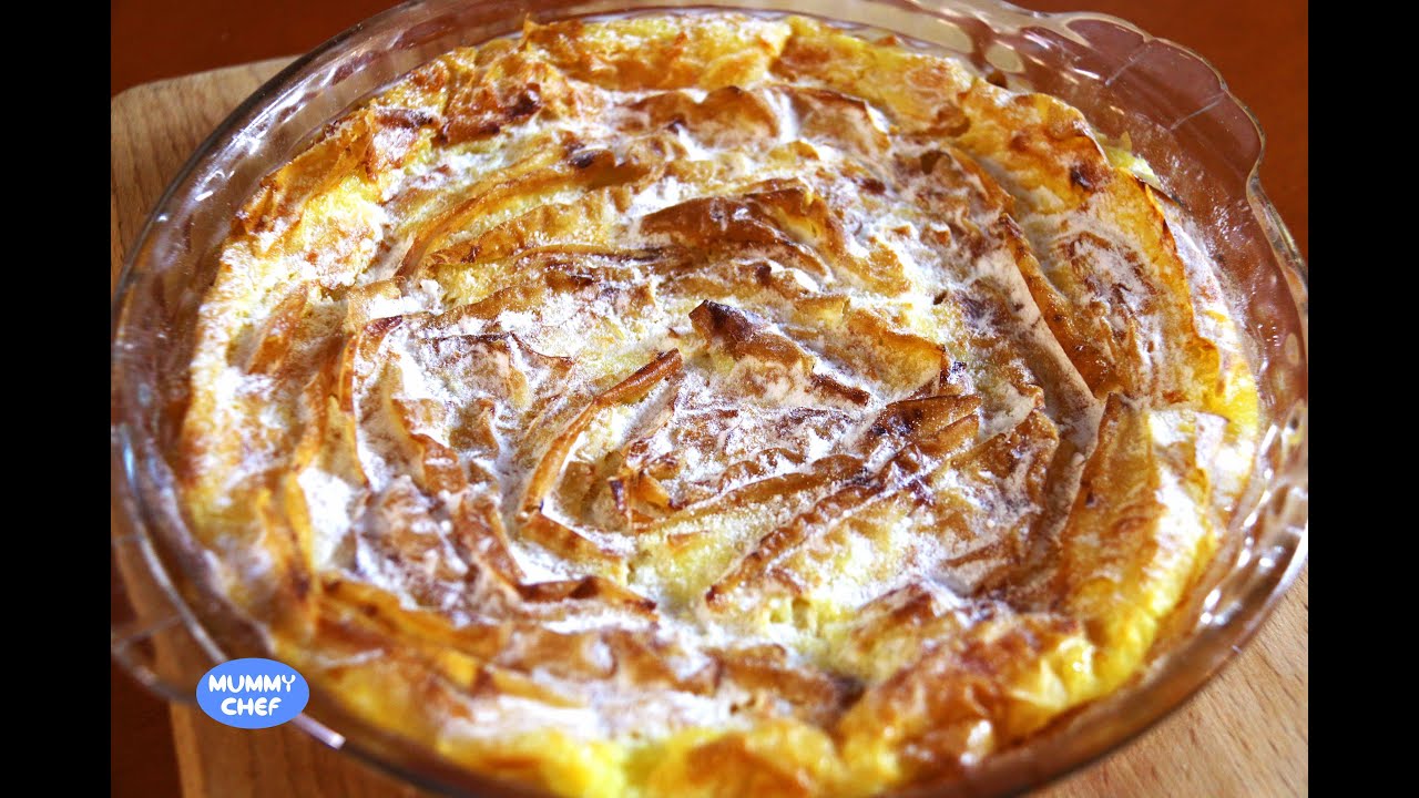 Flower cake in 5 minutes!! Ruffled milk pie! Easy Greek cake! - YouTube