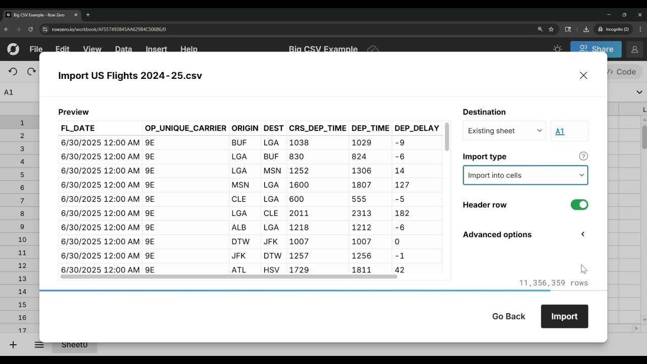 How to open a large CSV file too big for Excel - YouTube