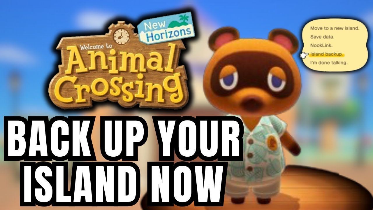 Back Up Your Animal Crossing: New Horizons Island NOW - YouTube
