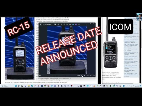 Icom IC-R15 Wideband Receiver - RELEASE DATE ANNOUNCED 2024 - YouTube