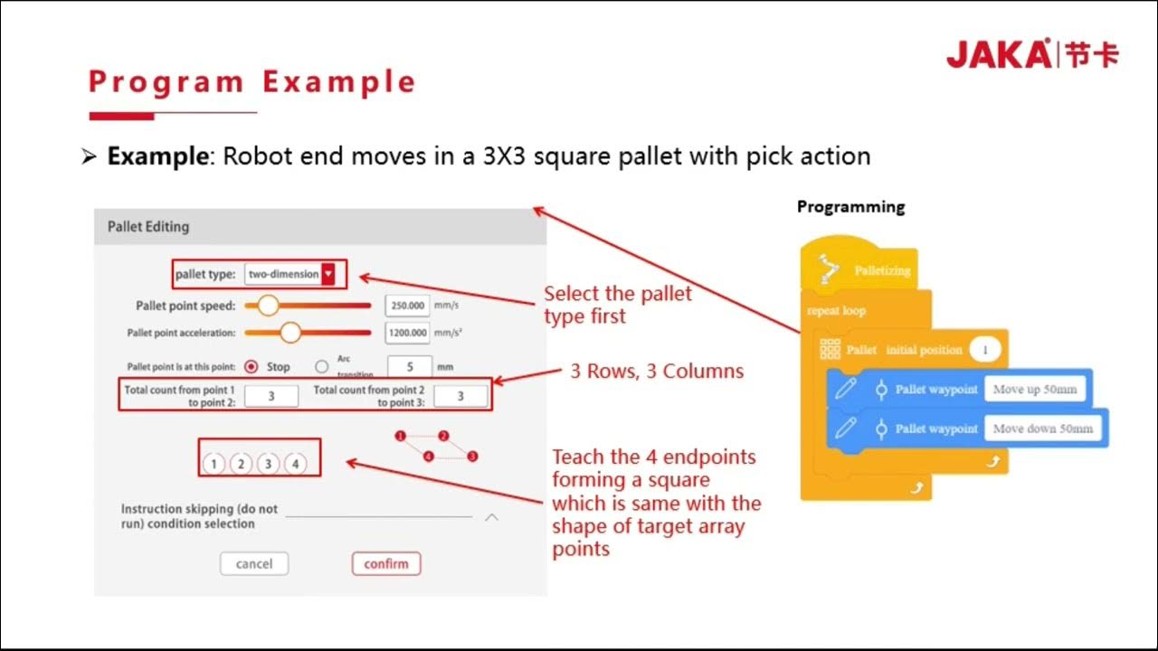 Complex Programming Instructions: Lesson 1 | Introduction of pallet ...