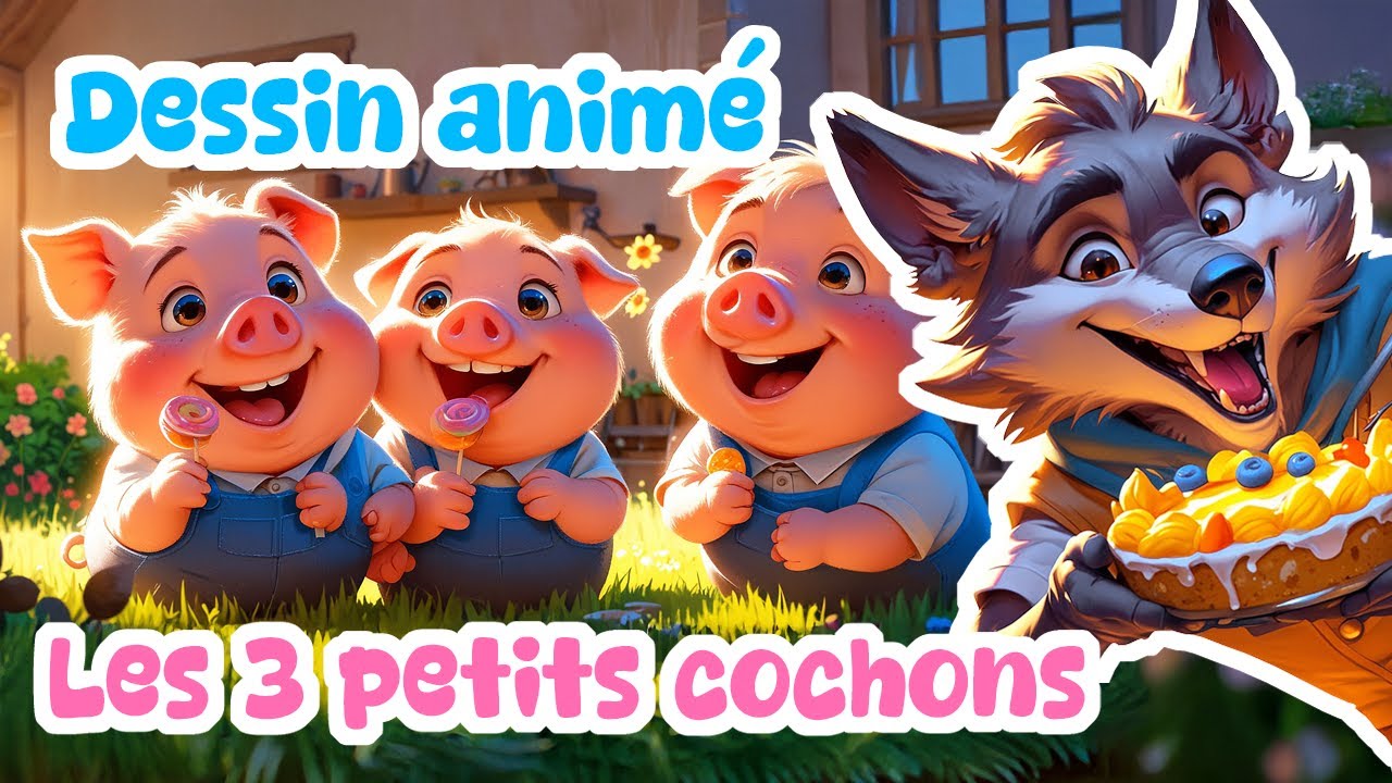 Les trois petits cochons | Dessin animé | Conte pour enfants - YouTube